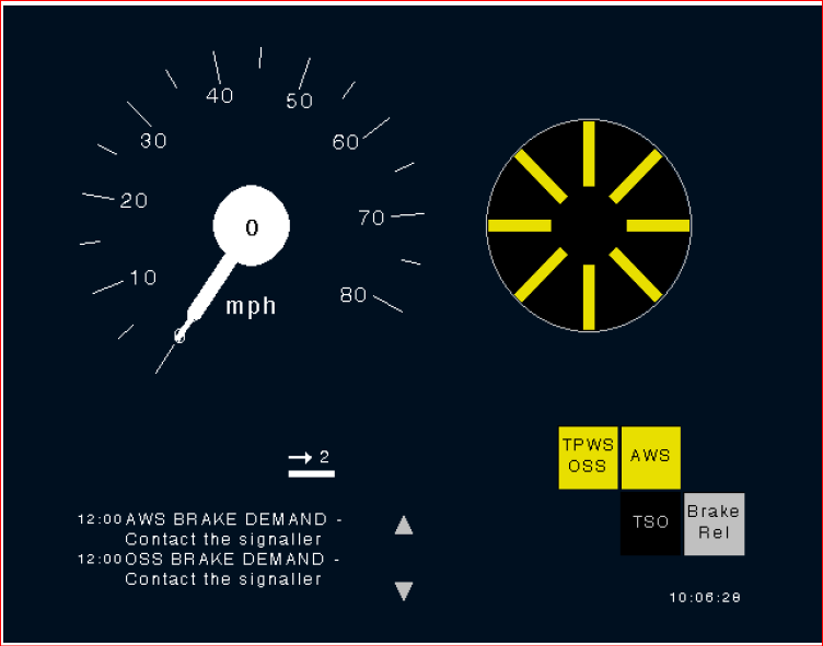 TPWS Driver Machine Interface (DMI) - Mors Smitt railway components ...